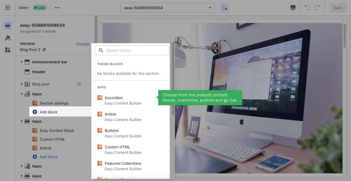 About Easy Content Builder - Posstack.com Documentations