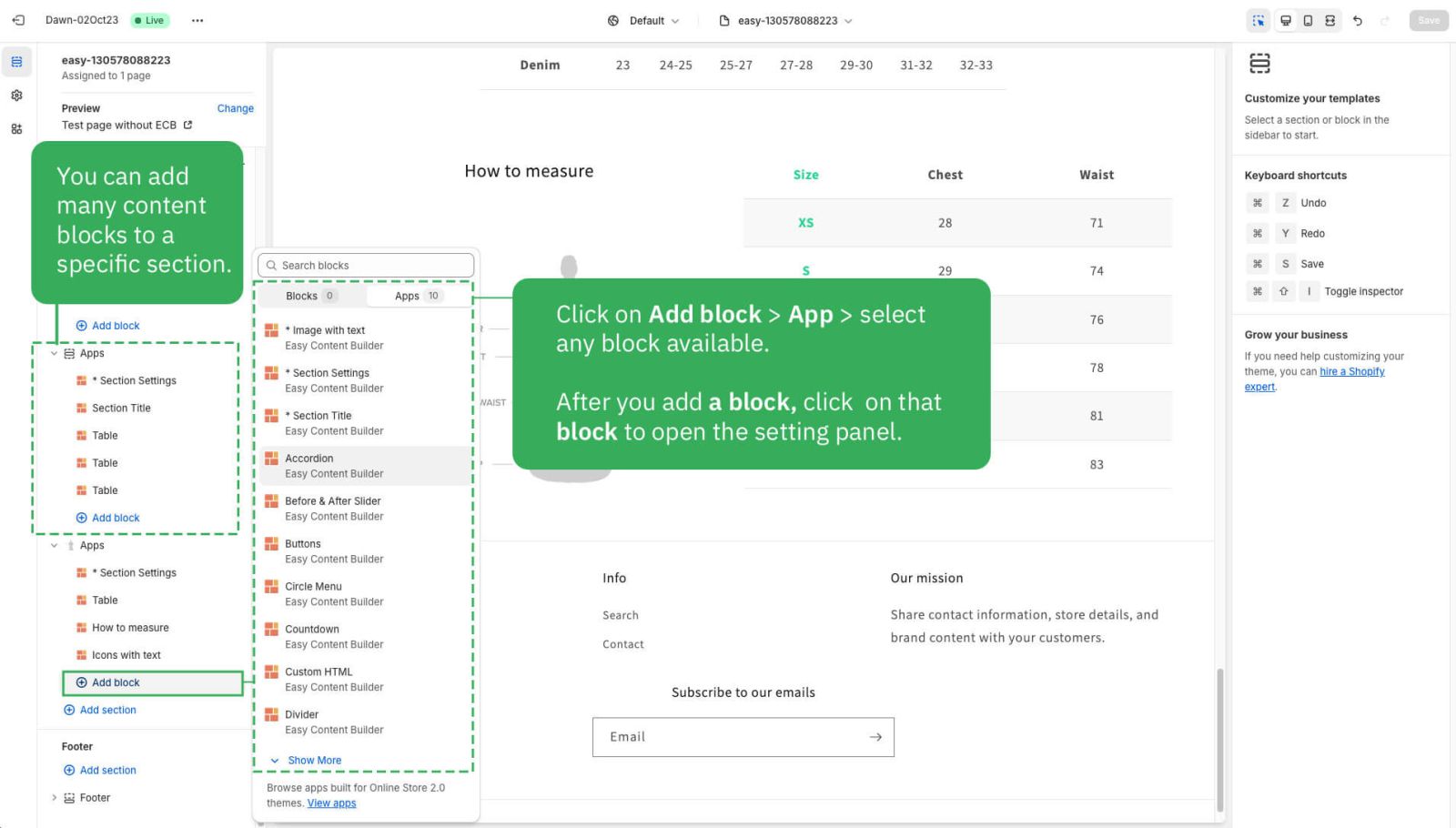 Block: Circle Menu - Posstack.com Documentation